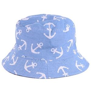 Accessories | Mens Anchor Dark Blue 10 Cotton Bucket Hat | Poshmark